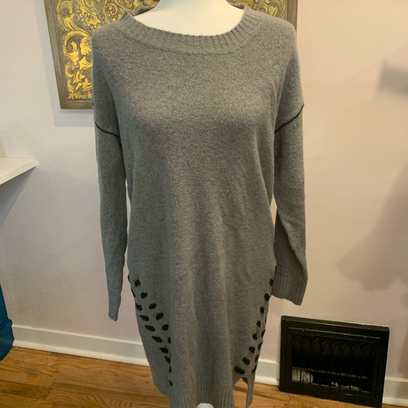 Dex | Sweaters | Dex Charcoal Knit Dress | Poshmark